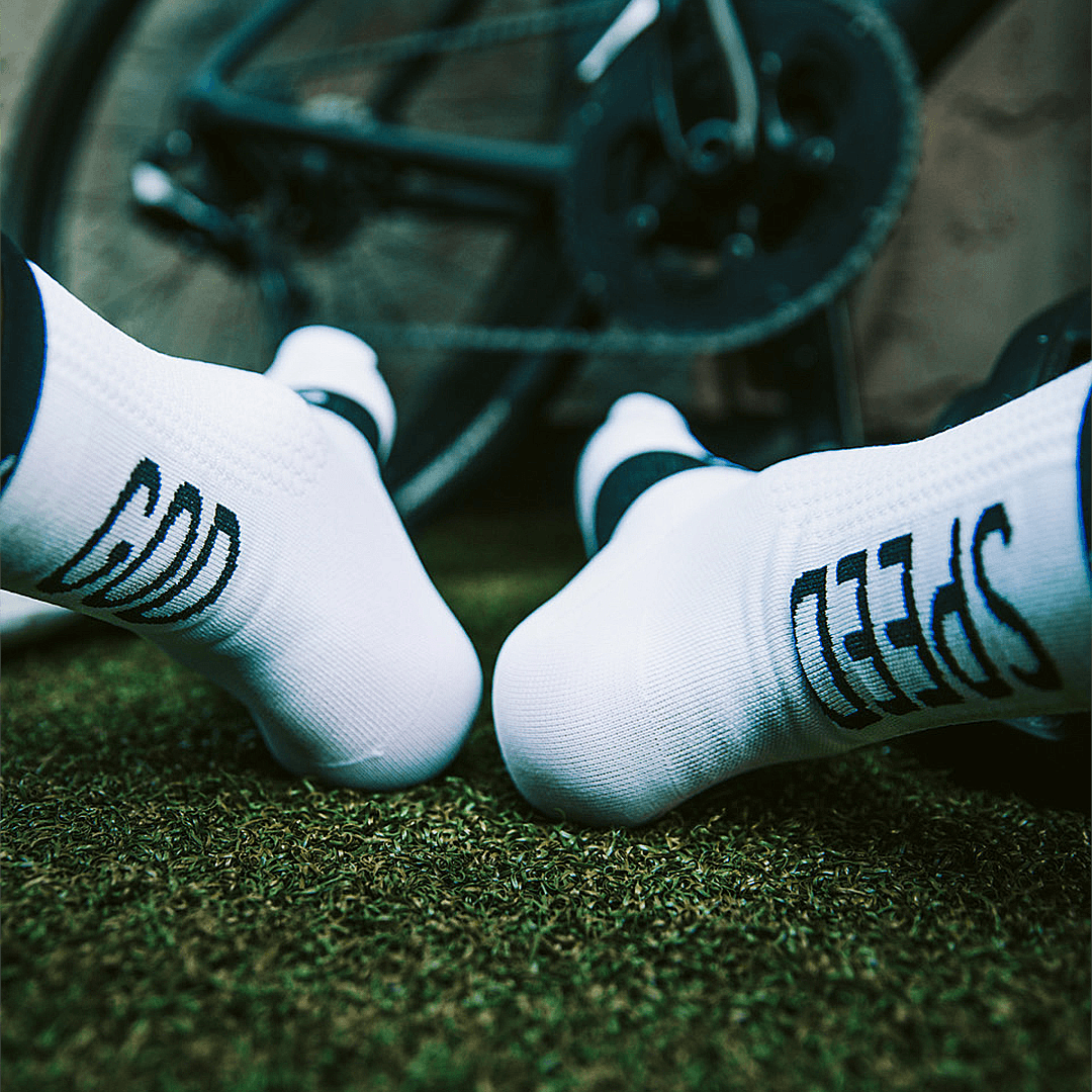 Best Athletic Socks - White Speed God - Godspeed Socks