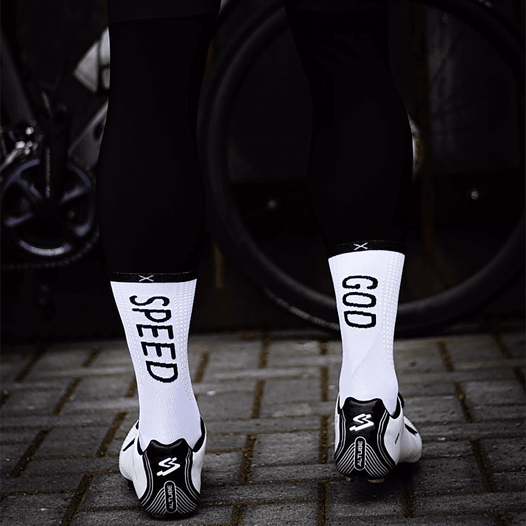 Best Athletic Socks - White Speed God - Godspeed Socks