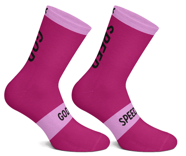 Pink Athletic Socks - Speed God - Godspeed Socks