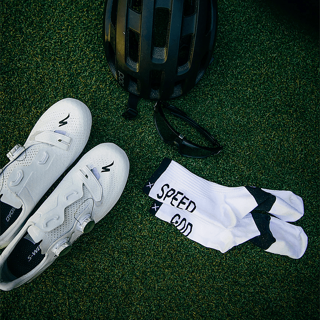 Best Athletic Socks - White Speed God - Godspeed Socks
