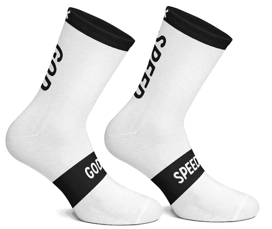 Best Athletic Socks - White Speed God - Godspeed Socks